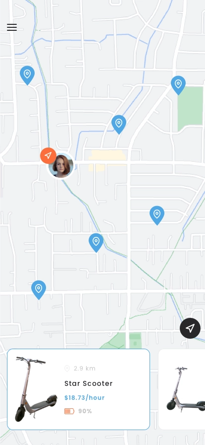 Map & Navigate App UI Kit for Figma, Sketch & XD | UIworkshop