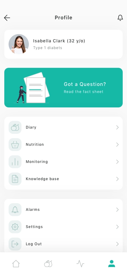 Diabetes Control Mobile App UI Kit for Figma, Sketch & XD | UIworkshop