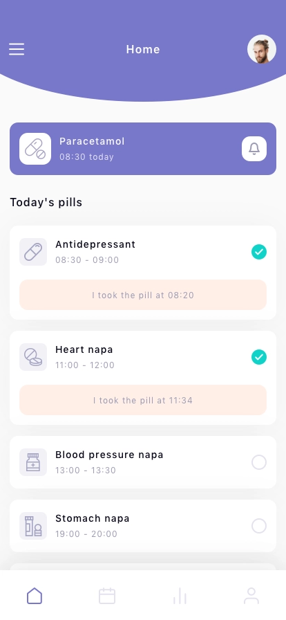 Medicine & Pill Reminder Mobile App UI Kit for Figma, Sketch & XD ...